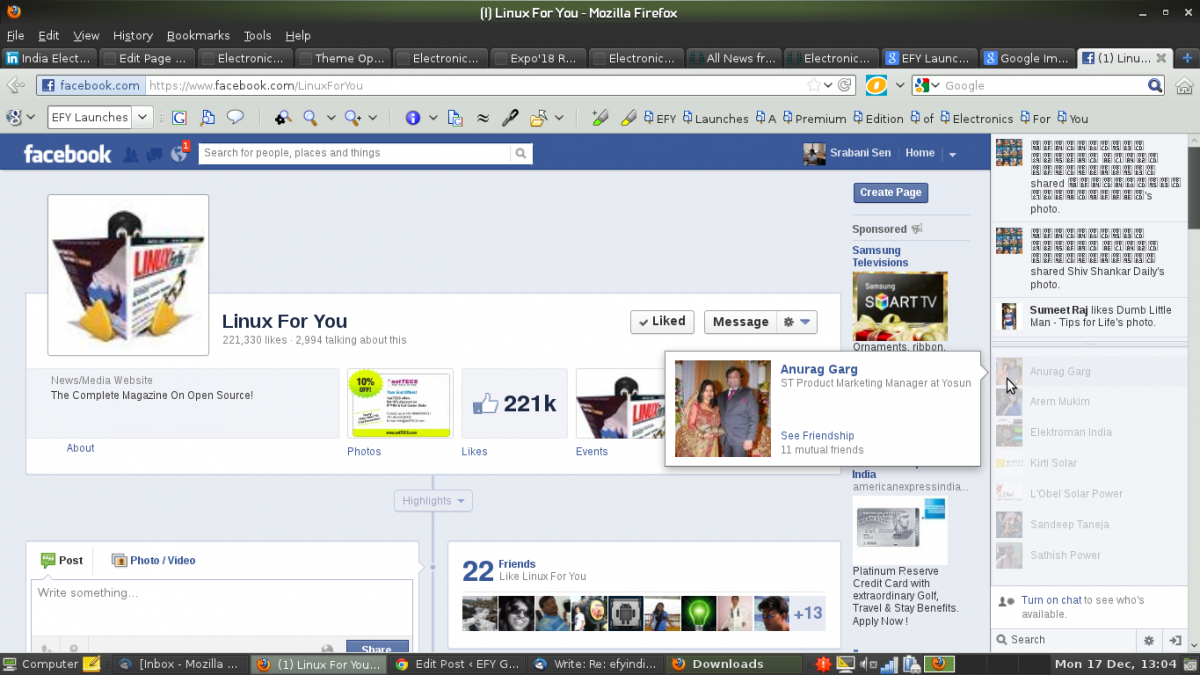 HISTORY: Linux for You's Facebook Page Crosses 2,00,000 'Likes' - EFY Group